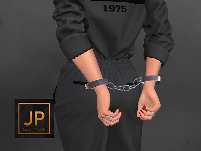 Second Life Marketplace - 17.[Since1975] Jail Look- Hand Shackles ...